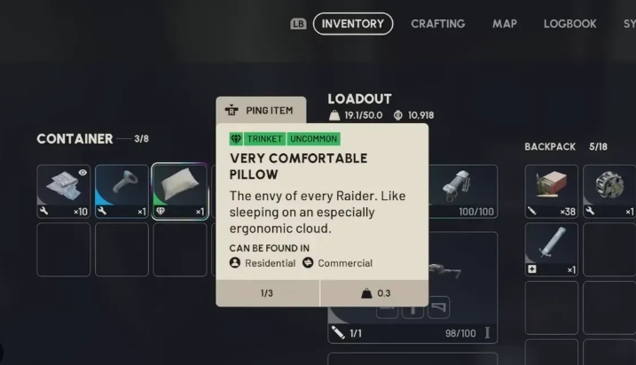 Very Comfortable Pillow Arc Raiders: How to Find, Farm, and Use It for Scrappy’s Upgrade